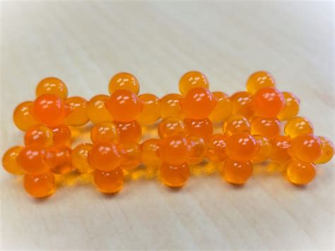 6 Steely Orange Unreel Tackle Soft Beads And Egg Clusters