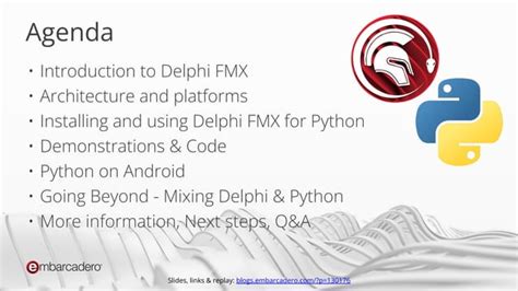 Python On Android With Delphi Fmx The Cross Platform Gui Framework Ppt