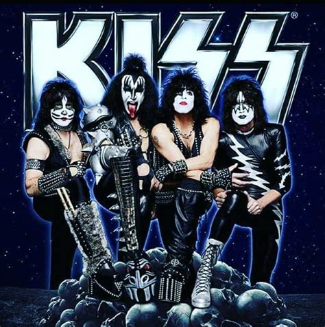 The Kiss Band Posing For A Photo