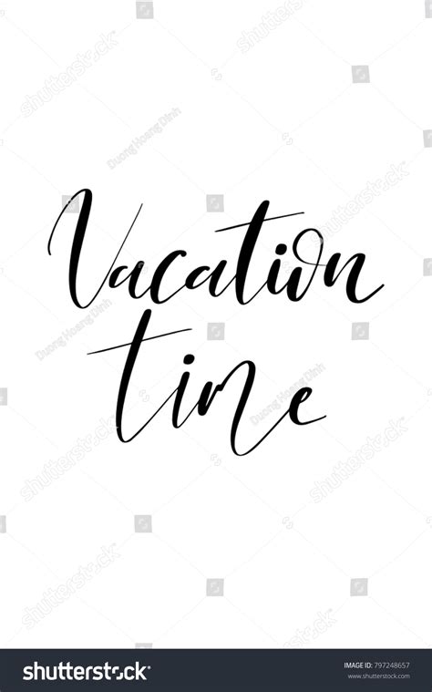 Hand Drawn Lettering Ink Illustration Modern Stock Vector Royalty Free Shutterstock