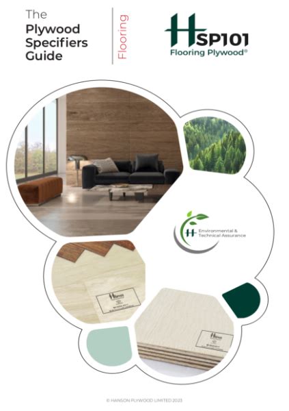 the specifiers guide sp101 flooring plywood® hanson plywood ltd