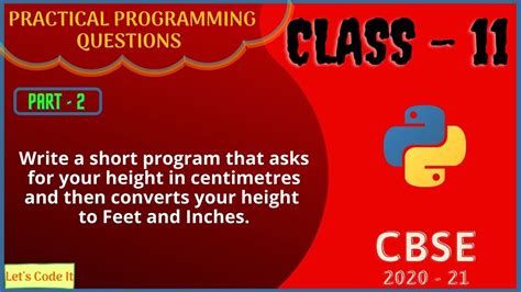 2 python practical programming cbse class 11 computer science youtube