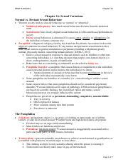 Chapter 16 Notes FRHD2100DE Pdf FRHD 2100 DE Chapter 16 Chapter 16 Sexual Variations Normal