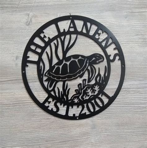 Metal Sea Turtle Metal Wall Art Metal Wall Decor Metal Turtle Metal Sea Life Under The Sea