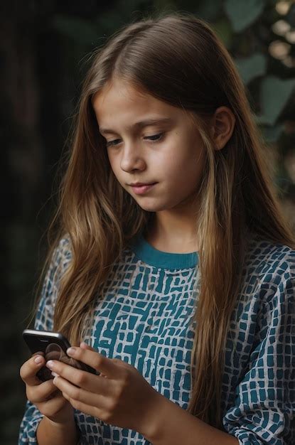 Young Girl Browses Social Media On The Phone And Likes The Photo Social