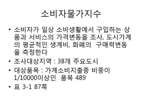 제 4 장 물가 인플레이션 Ppt Download