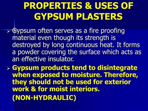 PPT GYPSUM PowerPoint Presentation Free Download ID