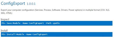 PowerShell Module Export Your Computer Configuration Syst Deploy