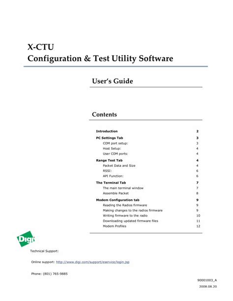Pdf X Ctu Configuration And
