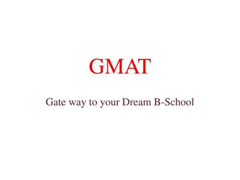Basic Gmat Ppt Powerpoint Slides Learnpick India