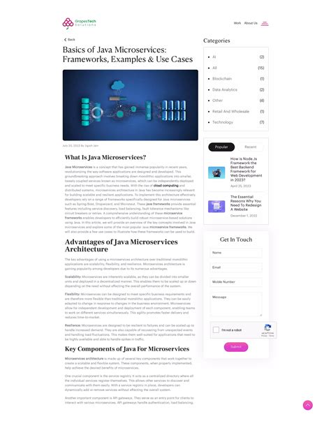 Basics Of Java Microservices Frameworks Examples Use Cases Pdf