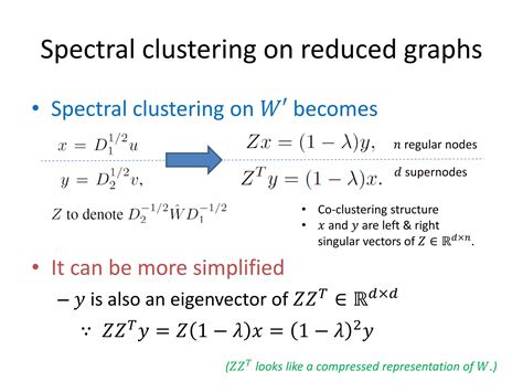 Ijcai13 Paper Review Large Scale Spectral Clustering On Graphs Ppt