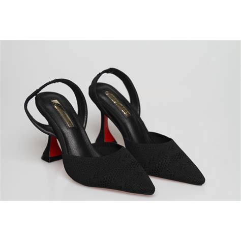 Pointed Wineglass High Heel Sandals Yellow Sub Trading