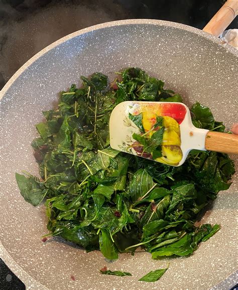 Sauteed Amaranth Bhaji