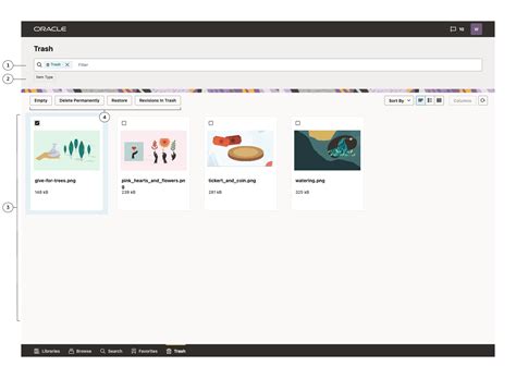 Using The Redwood User Interface Of Oracle Webcenter Content