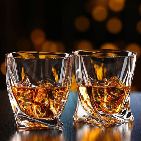 China Crystal Whiskey Glass Set Of 4 Premium Lead Free Crystal Glasses