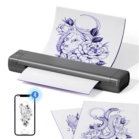 Ponek Bluetooth Tattoo Stencil Printer M08f A4 Tattoo