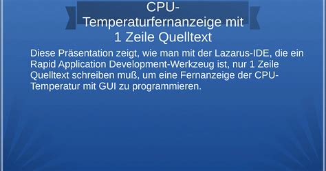 Internett Cpu Temperaturfernanzeige F R Raspberry Pi U A