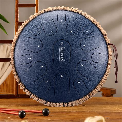 Hluru Tank Drum 15 Note 13 Inch Hluru Steel Tongue Drum Percussion