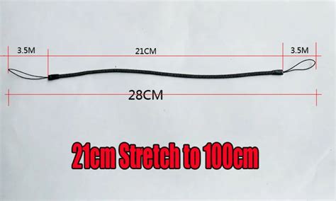 Stylus Spring Secure Cord Mobile Phone Lanyard Strap With Plastic