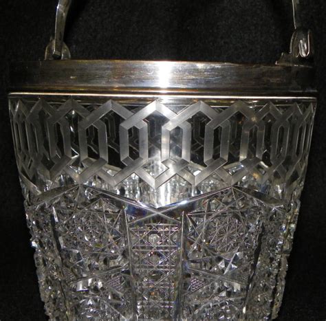 Bargain Johns Antiques Antique Rare Alhambra Pattern Cut Glass Ice