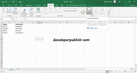 Protect Workbook With Password In Excel Excel Tutorials