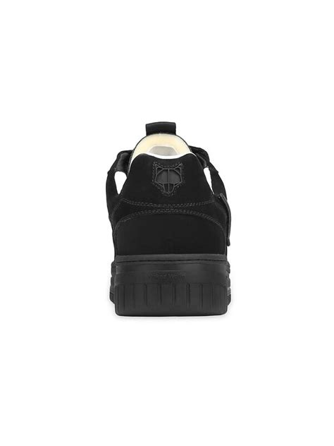 NAKED WOLFE Women S Hit Midnight Black Low Top Sneakers Midnight