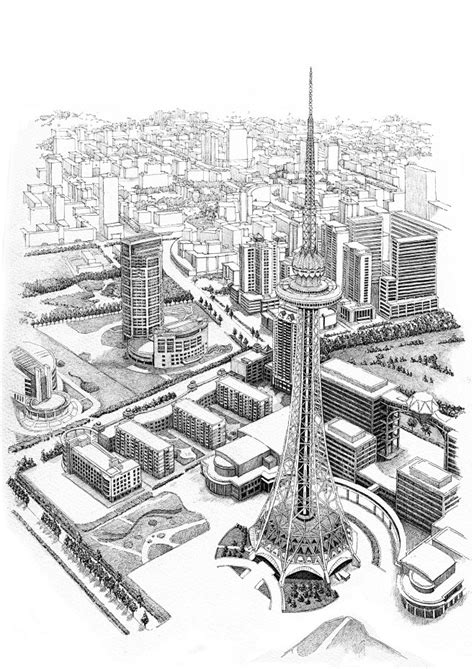 哈尔滨建筑插画