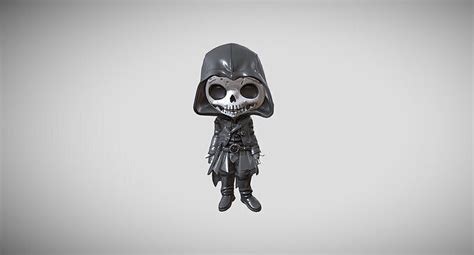 Chibi Ripper The Death 3d Model Animated Cgtrader