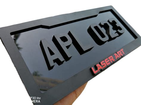 Bike Fancy Plate Customized Plate Only Back Side Fancy Name Plate