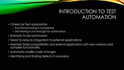 Advanced Software Test Automation Pptx