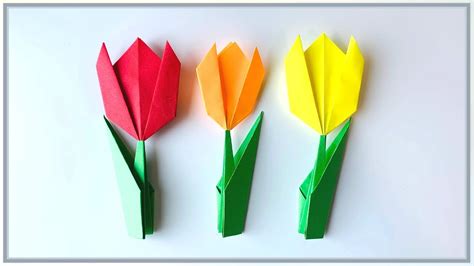 Simple Origami Tulip A Step By Step Guide Easy Origami Tutorial