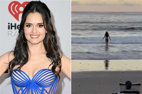 Danica Mckellar Takes A Dip In The Frigid Pacific Ocean Ahead Of 49th