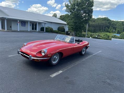 1969 Jaguar E Type Xk E Convertible Red Roadster For Sale