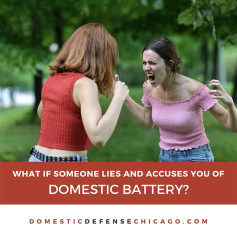 What If Someone Lies And Accuses You Of Domestic Battery Domestic