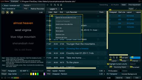 Detailed Explanation Of Karaokelyric Video Maker Ui Functions
