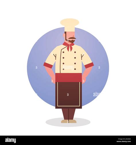 Cook Icon Chef Professional Restaurant Worker Occupation Stock Vector
