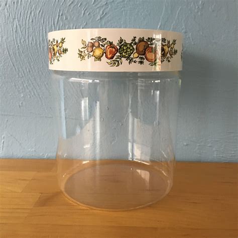 Vintage Pyrex Spice Of Life Glass Container