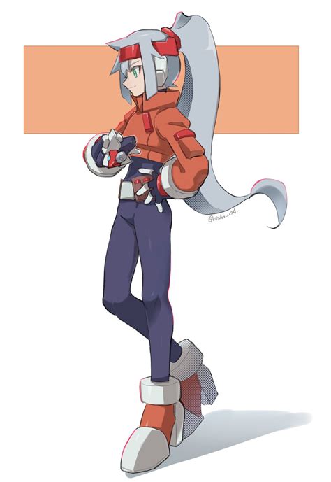 Ashe And Model A Mega Man And 2 More Drawn By Vanihisha04 Danbooru