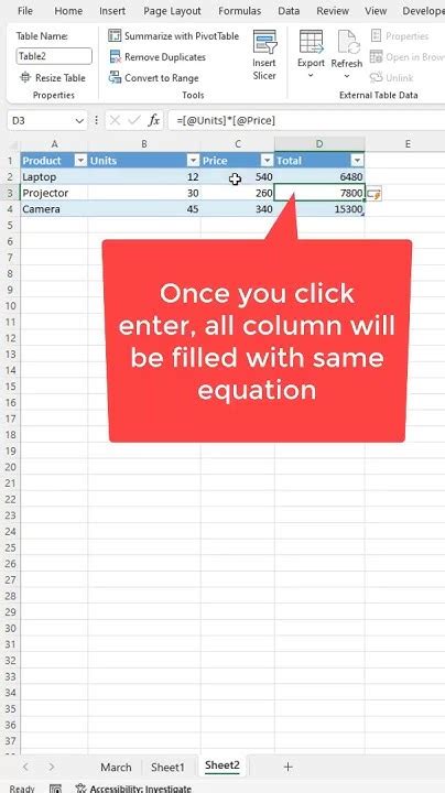 formula fun automate calculations in excel tables exceltech