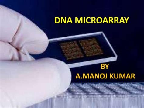 Dna Microarray Dna Chips Pptx
