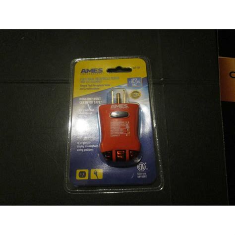 Ames Instruments Ames Electrical Receptacle Tester With Gfci Diagnosis 63929 Hardwareandtools