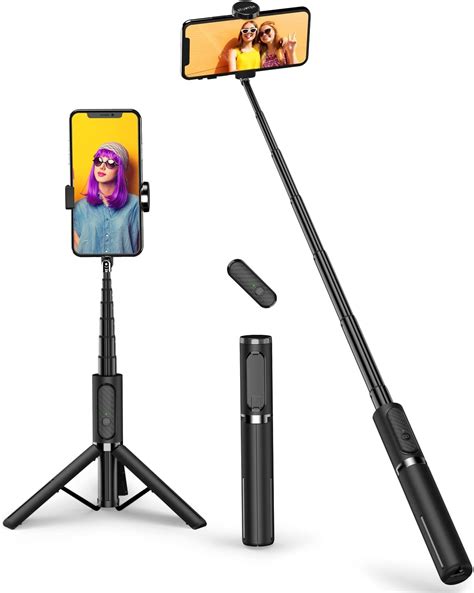Atumtek Selfie Stick Tripod Extendable 3 In 1 Aluminum Bluetooth