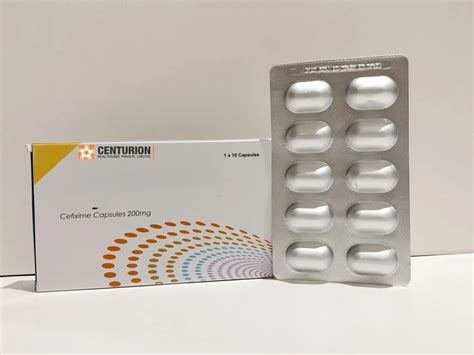 Cefixime Capsule 200mg Packaging Size 1x10 At Best Price In Vadodara Id 2855347158097