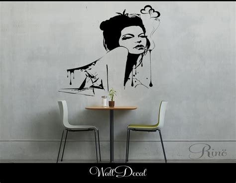 Hot Sexy Woman Wall Art Decal Vinyl Sticker Home Decor