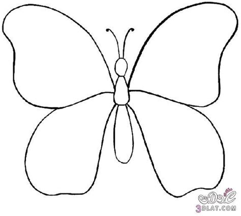 رسومات للتلوين صور فراشات للتلوين رسومات للتلوين للاطفال Butterfly