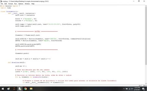 Python Program To A Simple Chronometer App Using The Python Tkinter