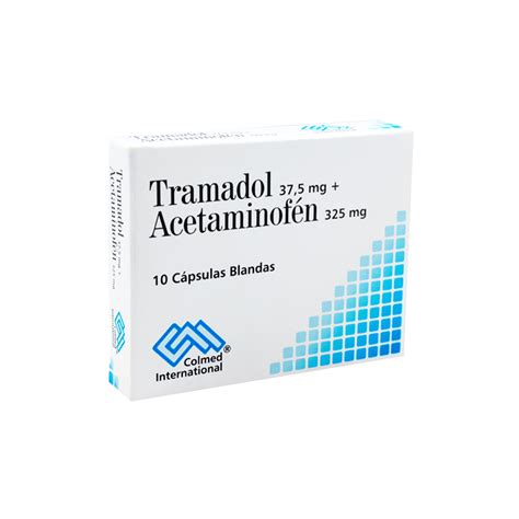 Acetaminofén 325 Mg Tramadol 37 5 Mg Colmed Blíster X 5 Cápsulas