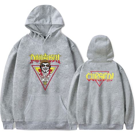 Danhausen Cursed Merch Hoodies Casual Hooded Sweatshirt Unisex Pullover Clothing