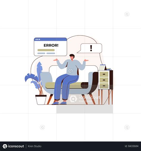 Boy Facing Errors On The Internet Animation Free Download Network And Communication Animations